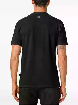 Philipp Plein Round Neck T-shirt Dollar Hexagon - Black