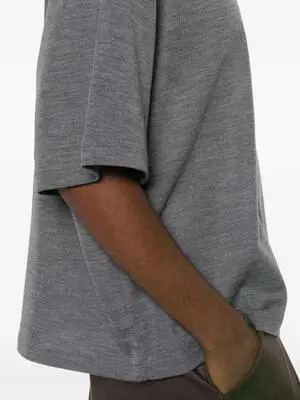 RÓHE Crew-neck Wool T-shirt