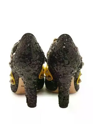 Dolce & Gabbana Sequin-embellished Mary Jane Pumps