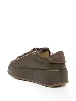 GIO+ 120 Olivia Embellished Leather Platform Sneakers