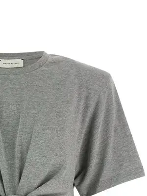 Magda Butrym Knotted-detail Crew-neck T-shirt