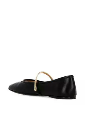 Mach & Mach Strap-detail Ballet Flats
