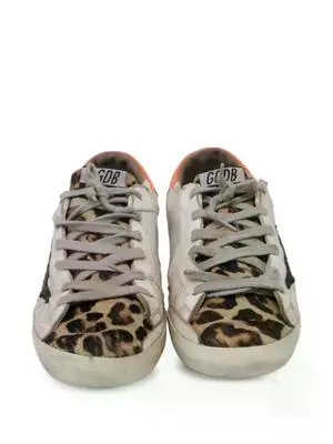 GOLDEN GOOSE 2020 Super-star Leopard-print Sneakers