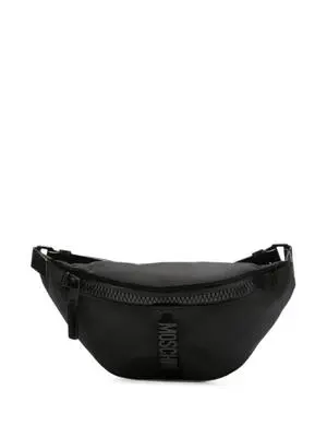 Moschino Patch Belt Bag - Black