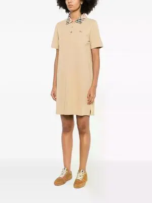 Burberry Check-pattern Polo Dress