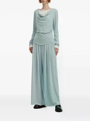 TOUT A COUP Cowl-neck Wide-leg Set