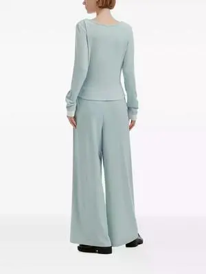 TOUT A COUP Cowl-neck Wide-leg Set