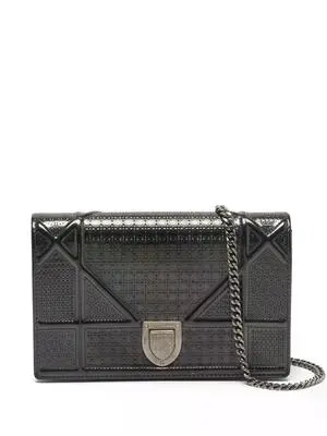 Dior 2019 Mini Diorama Microcannage Shoulder Bag