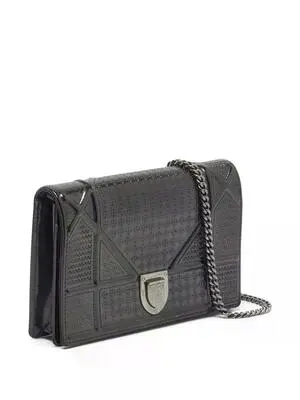 Dior 2019 Mini Diorama Microcannage Shoulder Bag