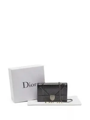 Dior 2019 Mini Diorama Microcannage Shoulder Bag
