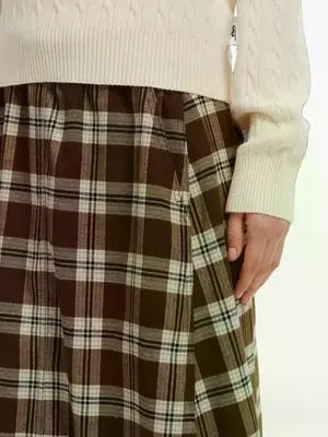 CHOCOOLATE Check-pattern A-line Skirt