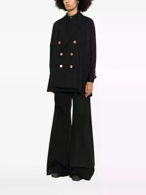 Sacai Double-breasted Layered Top