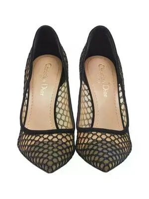 Dior Mesh Pointed Toe Stiletto Pumps