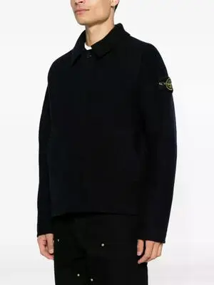 Stone Island Logo-patch Button-up Jacket