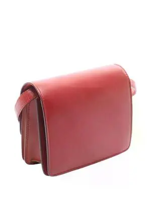 Celine Small Calfskin Classic Box Crossbody Bag - Red