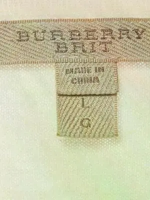 Burberry Checked Knit T-shirt