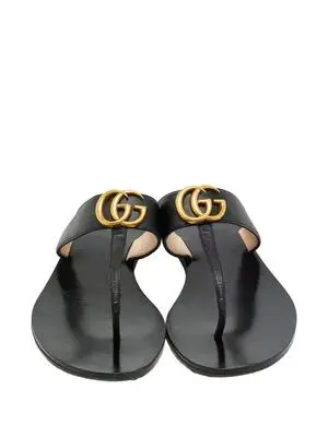Gucci Double G Thong Flat Sandals