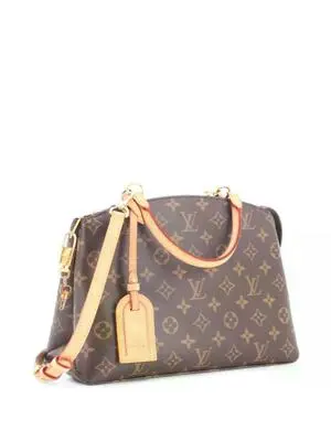 LOUIS VUITTON Monogram Canvas Petit Palais Handbag - Brown