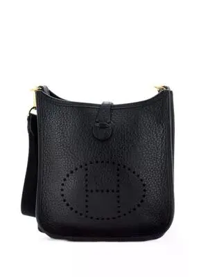 Hermès Hermès Evelyn Bag Gen III Clemence TPM Crossbody Bag Black