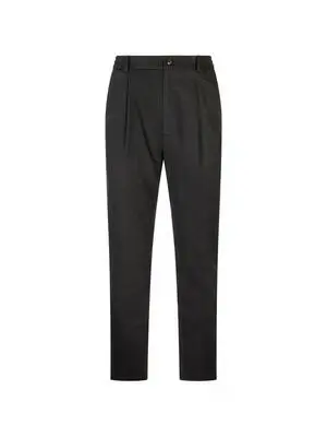 MONTECORE Pleated-detail Trousers - Grey