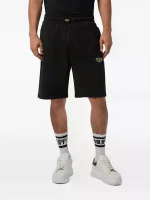 Philipp Plein Jogging Shorts With Signature Detailing