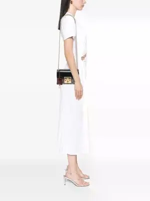 Gucci Gg Supreme Padlock Crossbody Bag - Black