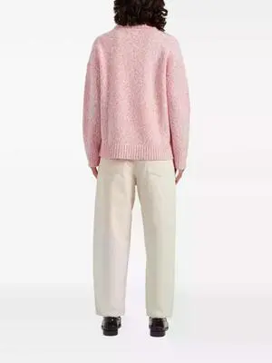 Chinti & Parker Heart Motif Roll Neck Sweater