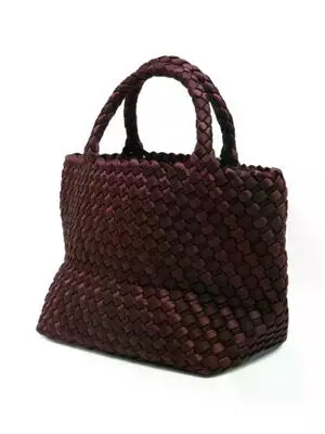 MARREA Woven Satin Shoulder Bag