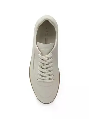 Zegna White Leather 232 Sneakers
