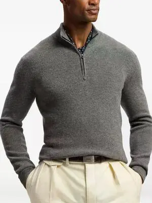 Ralph Lauren Purple Label Quarter-zip Cashmere Sweater