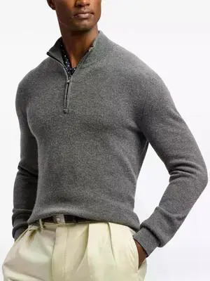 Ralph Lauren Purple Label Quarter-zip Cashmere Sweater