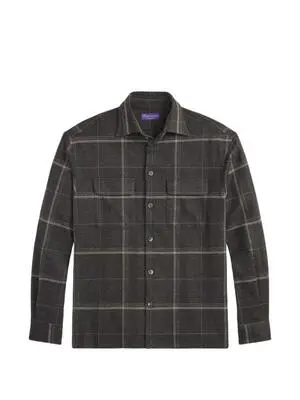 Ralph Lauren Purple Label Check-pattern Flap-pocket Shirt