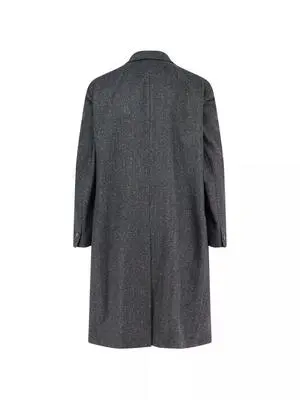 HEVO Herringbone Double-breasted Coat