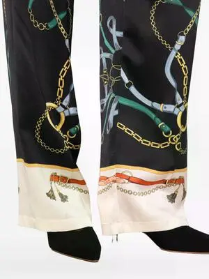 FORTE_FORTE Chain-print Trousers