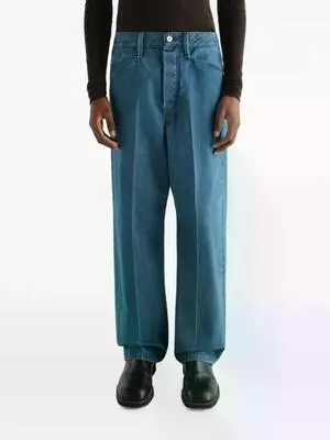 LEMAIRE Straight Five-pocket Pants In Indigo Selvedge Denim
