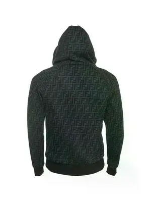 Fendi Zucca Print Drawstring Hoodie