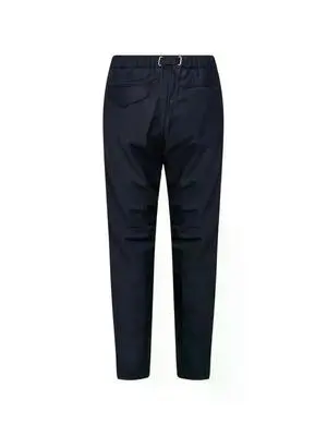 WHITE SAND Belted Pleated Trousers