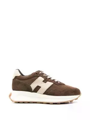 Hogan Suede Logo-patch Sneakers
