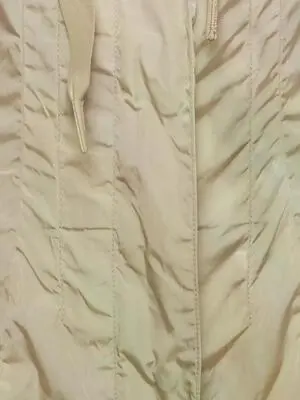 Prada Smocked Zip-up Raincoat