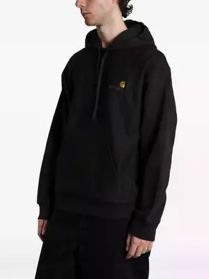 Carhartt Work In Progress Embroidered Logo Hoodie - Black
