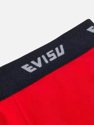 EVISU Logo-print Boxers - Red