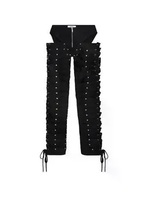 SRVC STUDIO Ronin Studded Lace-up Trousers