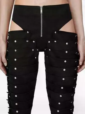 SRVC STUDIO Ronin Studded Lace-up Trousers