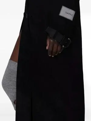 SRVC STUDIO Serpentine Shoulder Cut-out Coat