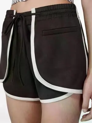 SRVC STUDIO Origami Contrast-binding Shorts