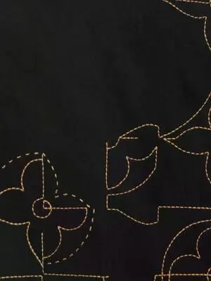 LOUIS VUITTON Embroidered Music Line Crew Neck Sweater