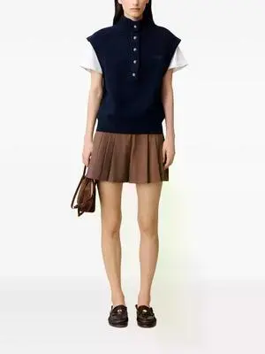 Claudie Pierlot Sleeveless Wool Jumper