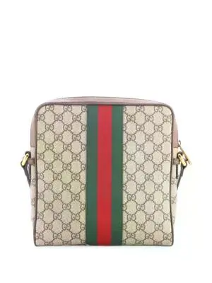 Gucci Ophidia Messenger Bag Gg Coated Canvas Small Crossbody Bag - Brown