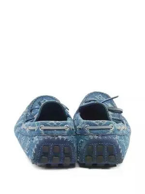 LOUIS VUITTON Arizona Monogram Driver Loafers