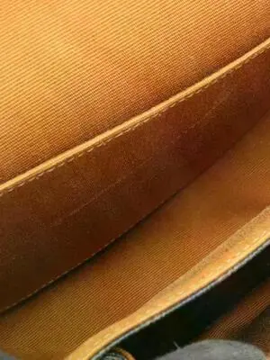 Celine 2000-2026 Medium Triomphe Coated Canvas Folco Crossbody Bag
